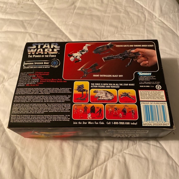 Star Wars | Toys | Vintage 996 Star Wars The Power Of The Force Imperial Speeder Bike | Poshmark